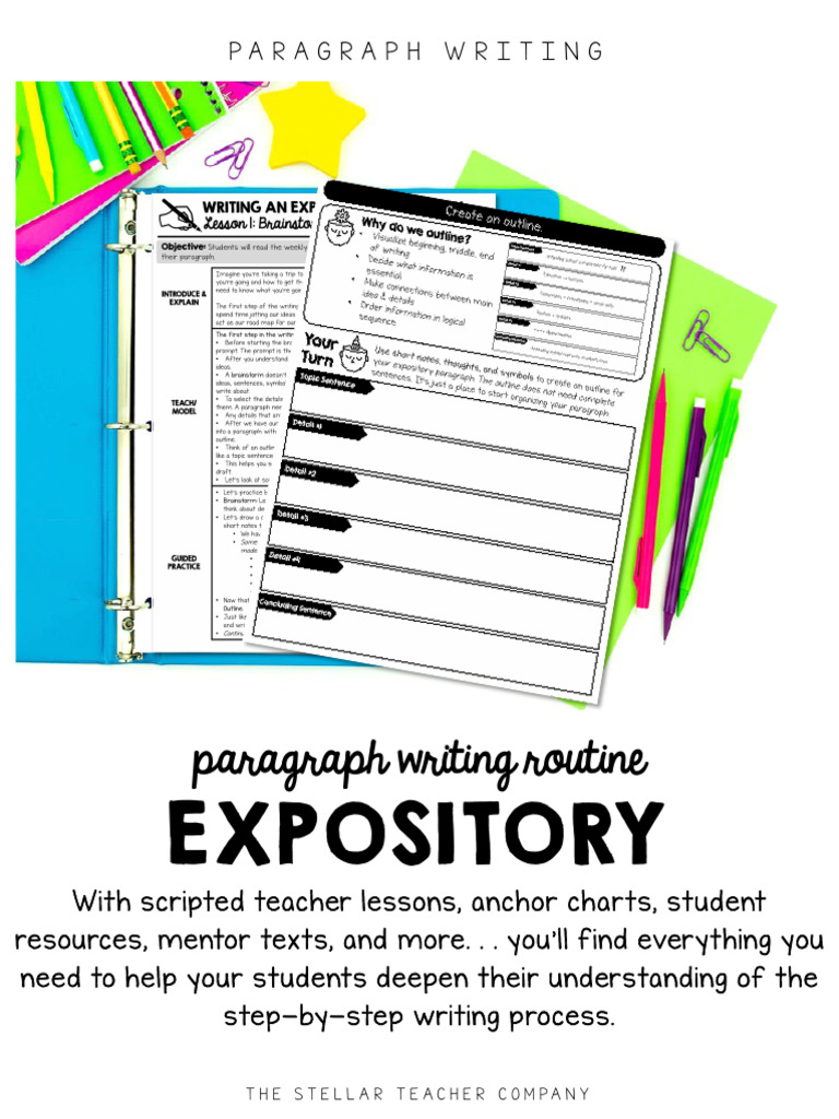 Paragraph Writing Routine Expository 1 10 | PDF | Sentence (Linguistics ...