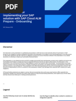 SAP Signavio & Cloud ALM Integration | PDF | Business Process | Cloud ...