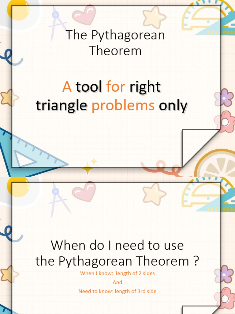 Pythagorean Theorem 2 | PDF | Triangle Geometry | Mathematics