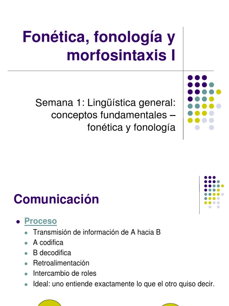 Primera clase: fonética y fonología | Fonema | Fonología