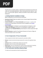 Tricentis Tosca Testing Cheat Sheet | PDF | Icon (Computing) | Computer ...