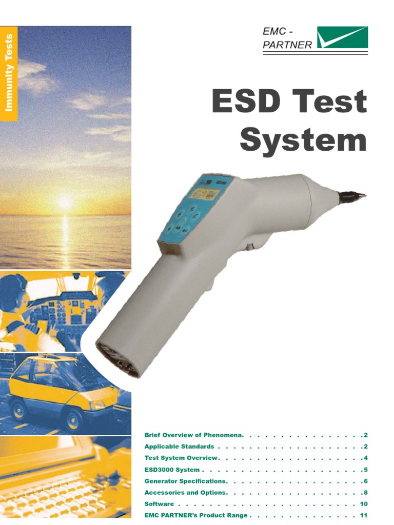 ESD Test System | Electrostatic Discharge | Electromagnetic ...