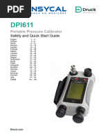 DPI 610/615 Pressure Calibrator Manual | PDF | Parameter (Computer ...