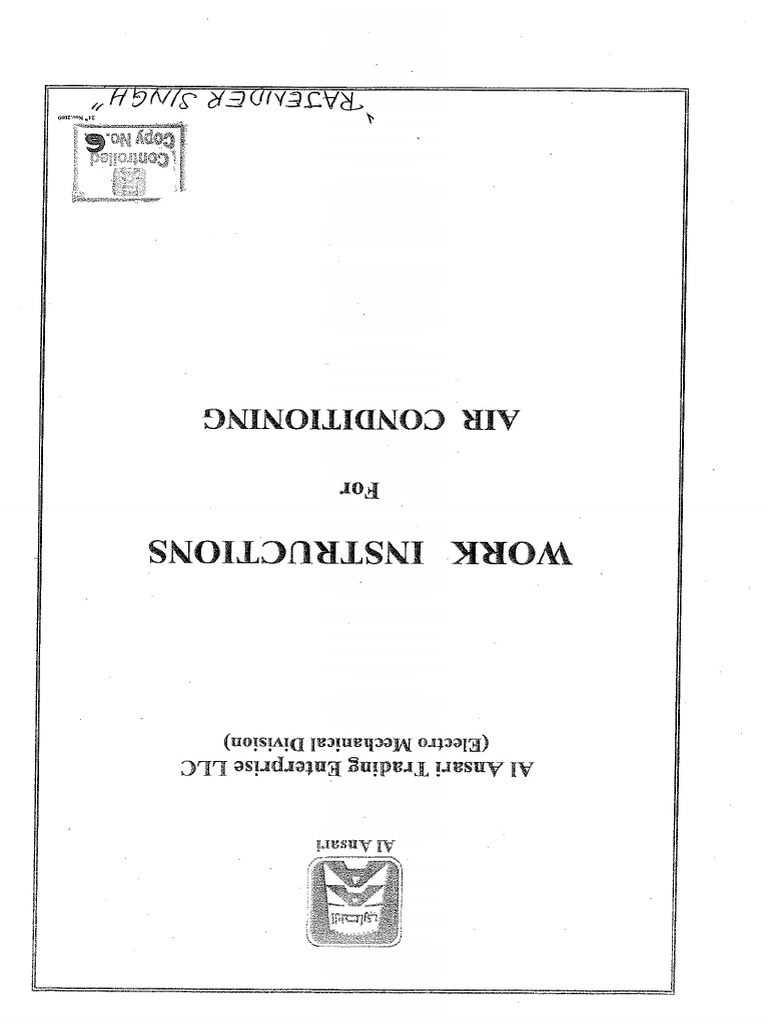 Hvac Method Statement | PDF