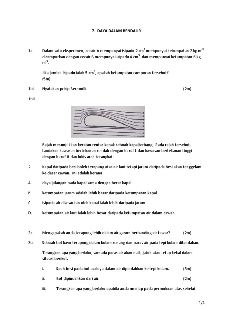 7 Daya Dalam Bendalir | PDF