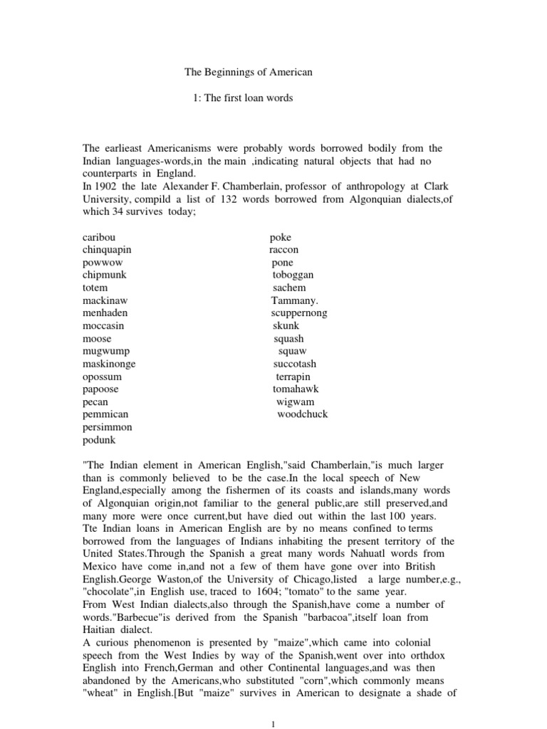 Americanism s | English Language | Semiotics