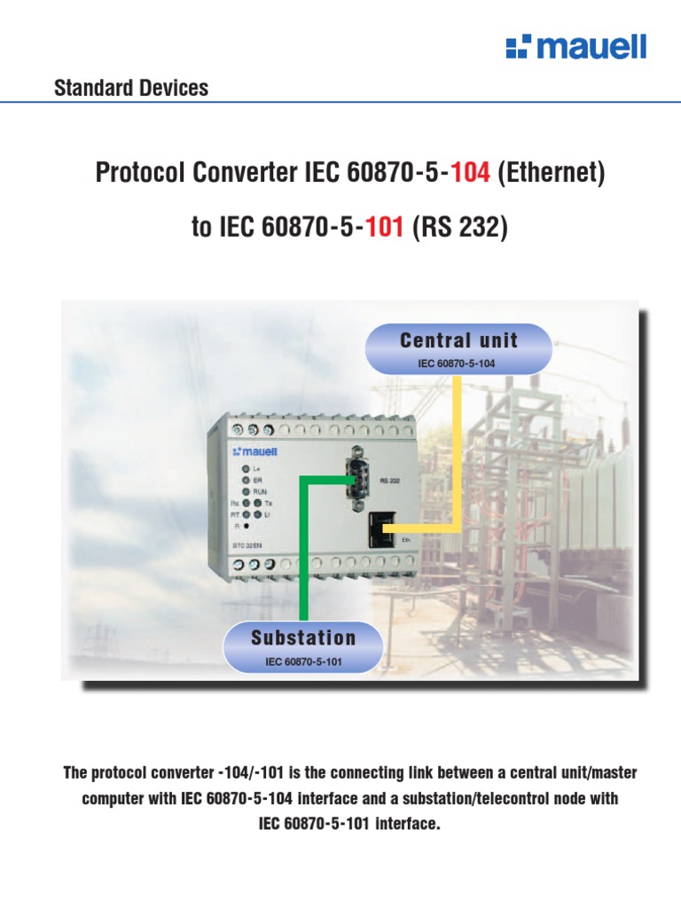 IEC 60870-5-104 To 101 Protocol Converters | PDF | Computer Network | Interface (Computing)