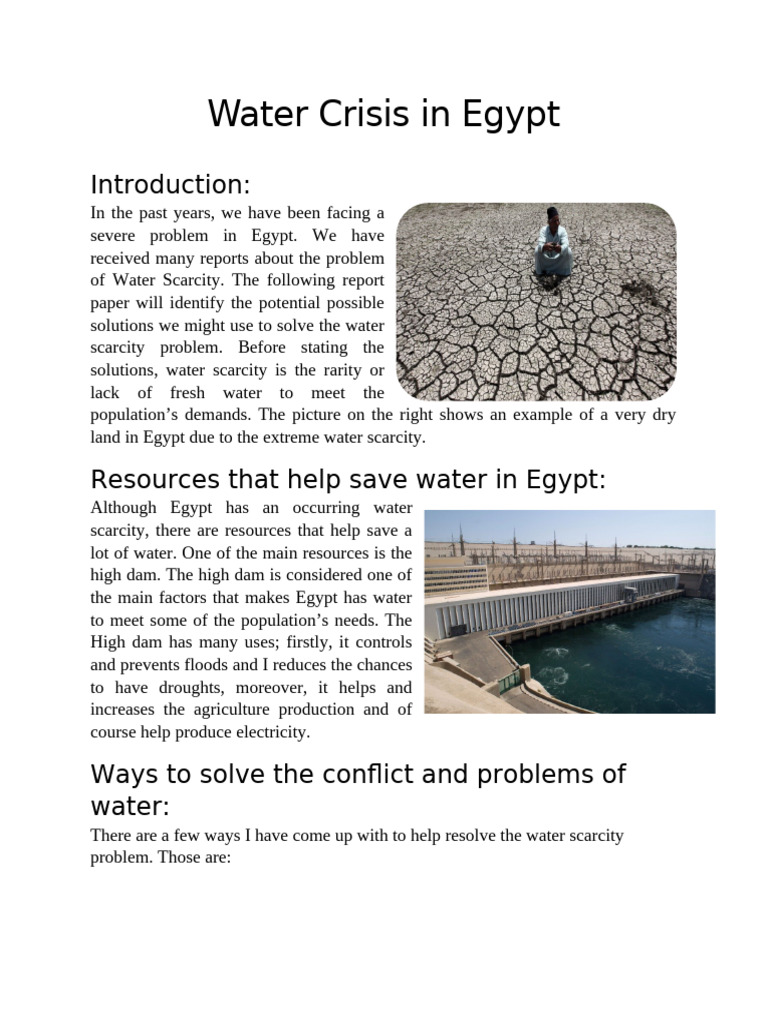 Water Crisis | PDF