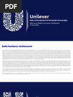 Unilever Q4 2024 Financial Highlights | PDF | Risk | Unilever