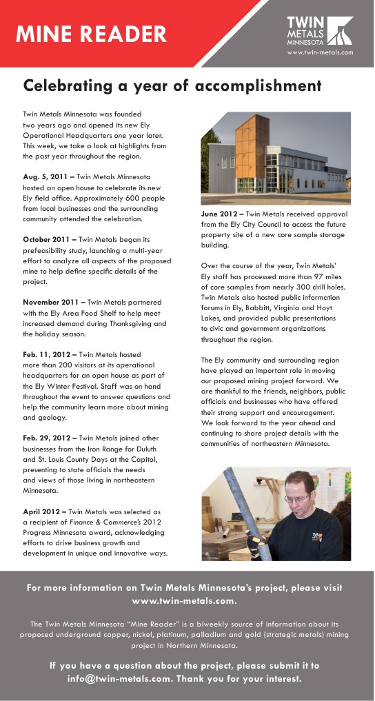 This Week's Mine Reader | PDF | Minnesota | Mining