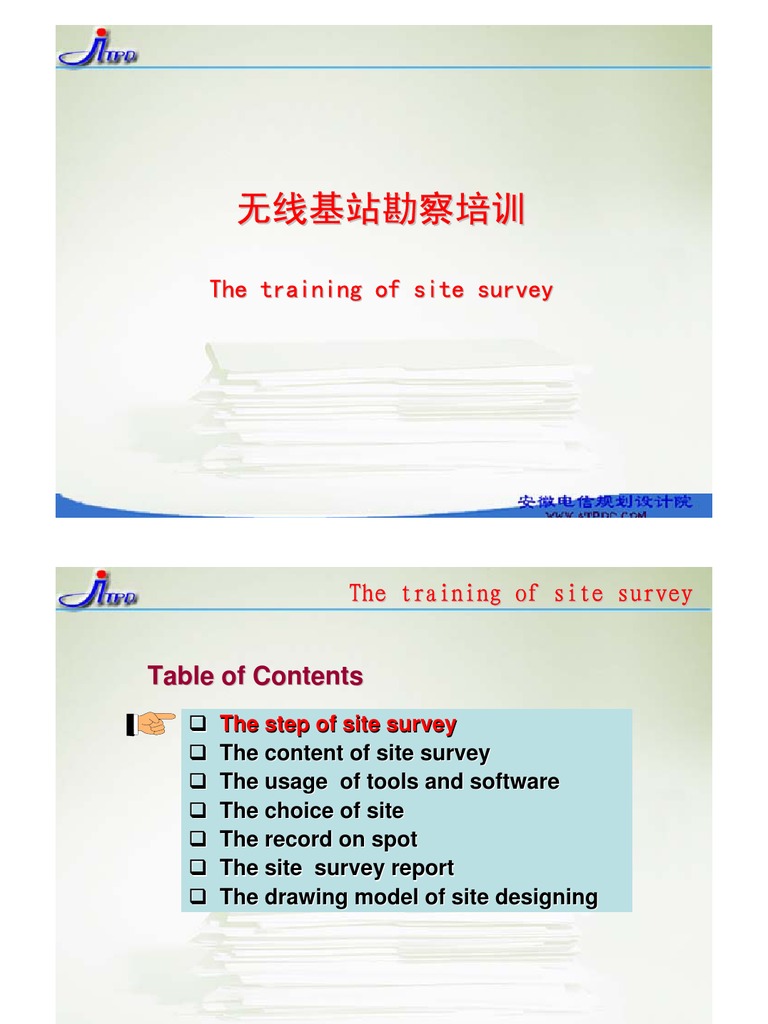 Site Survey Guide | PDF | Surveying | Microwave