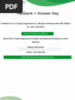 Testbank for Life Span Human Development 8th Edition by Carol K ...