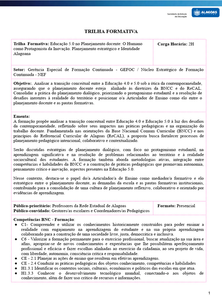 SCRIPT - Trilha Formativa - Educação 5.0 no Planejamento docente_ O ...
