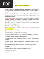 Approach To The Adult With Nausea and Vomiting - UpToDate | PDF ...