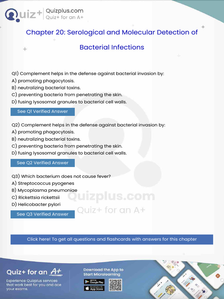 Complement Helps in the Defense Against Bacterial Invasion By | PDF ...