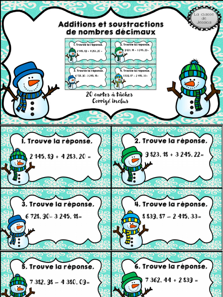 Additions Et Soustraction | PDF