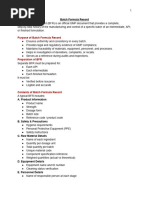 Master Formulation vs. Compounding Records | PDF | Pharmacist