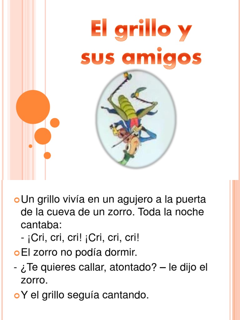 El Grillo y Sus Amigos | PDF