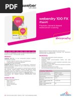 Weberdry 360 PU Waterproofing Guide | PDF | Concrete | Materials