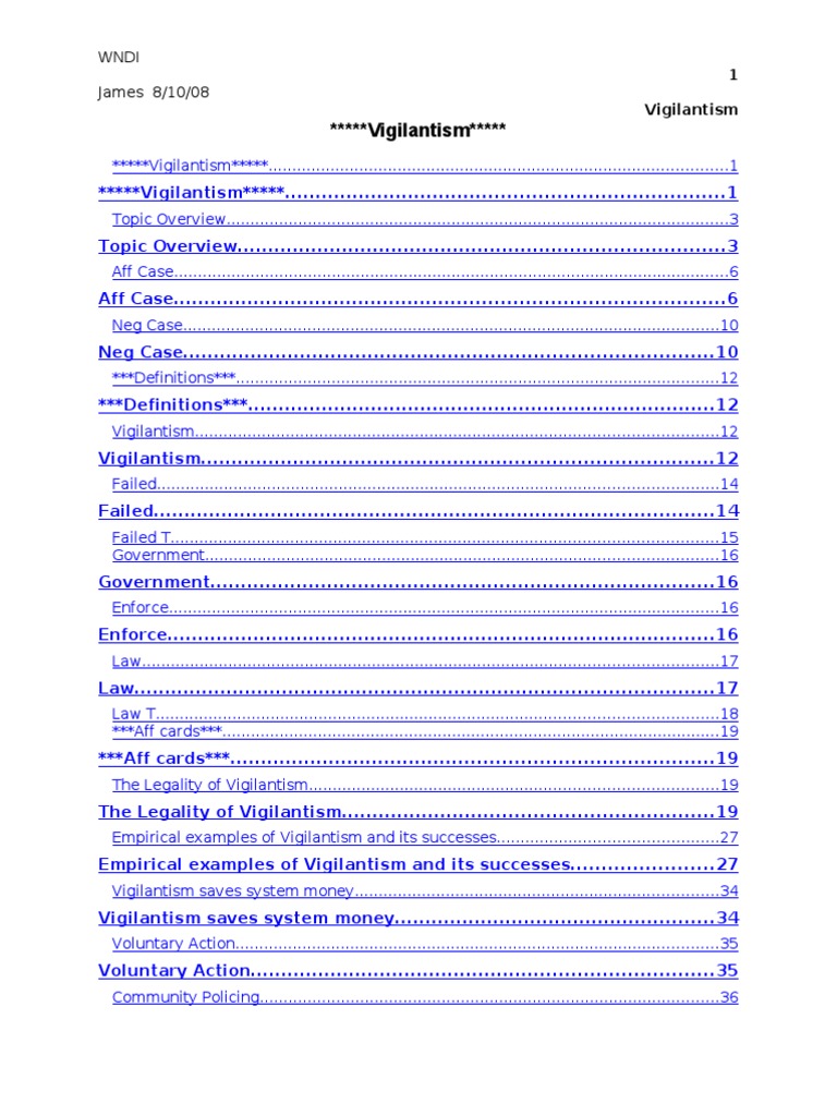 10 Vigilantism 82 | PDF | Crime & Violence | Crime Thriller