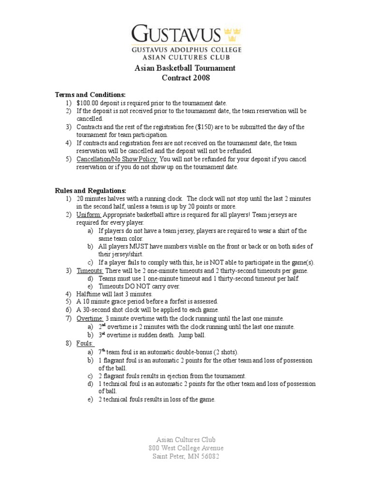 Basketball Contract | PDF | Risk | Justice