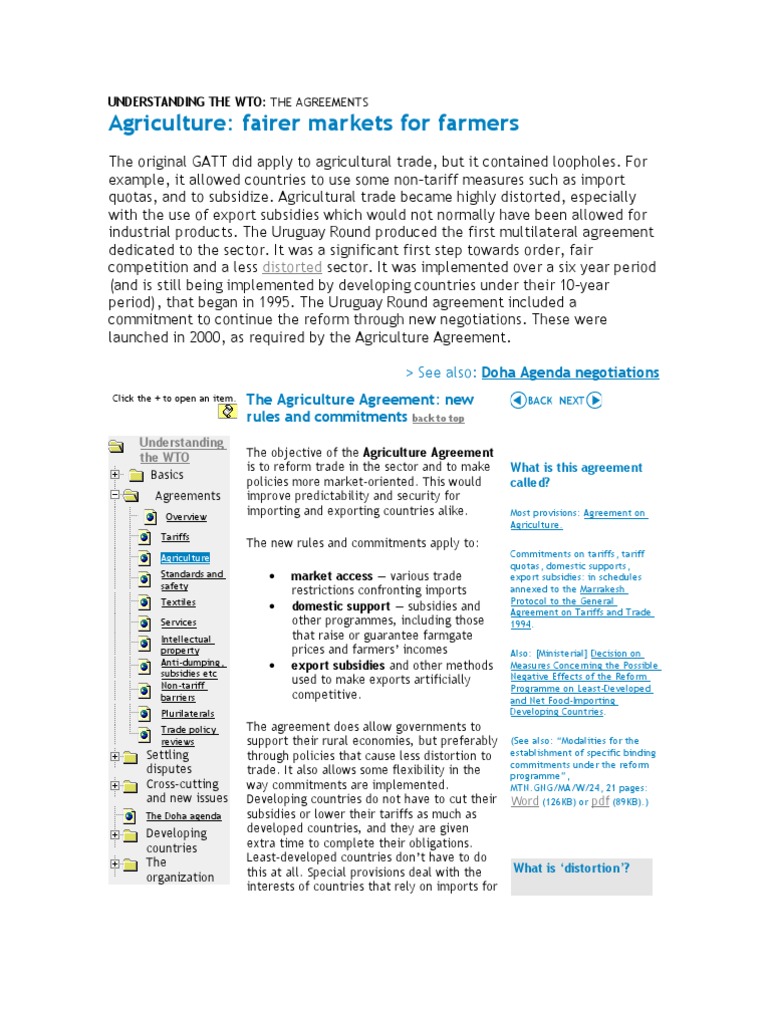 Understanding The Wto | PDF | Subsidy | Uruguay Round