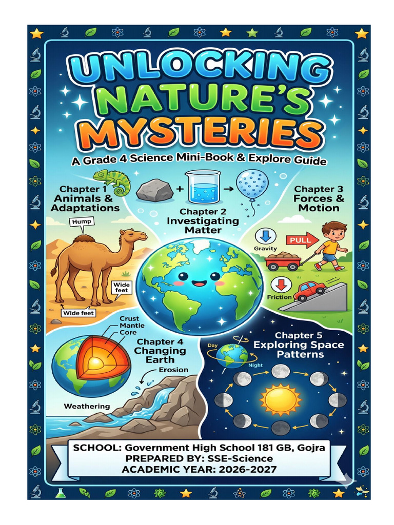 Grade 4 Science Mini-Book | PDF | Force | Rock (Geology)
