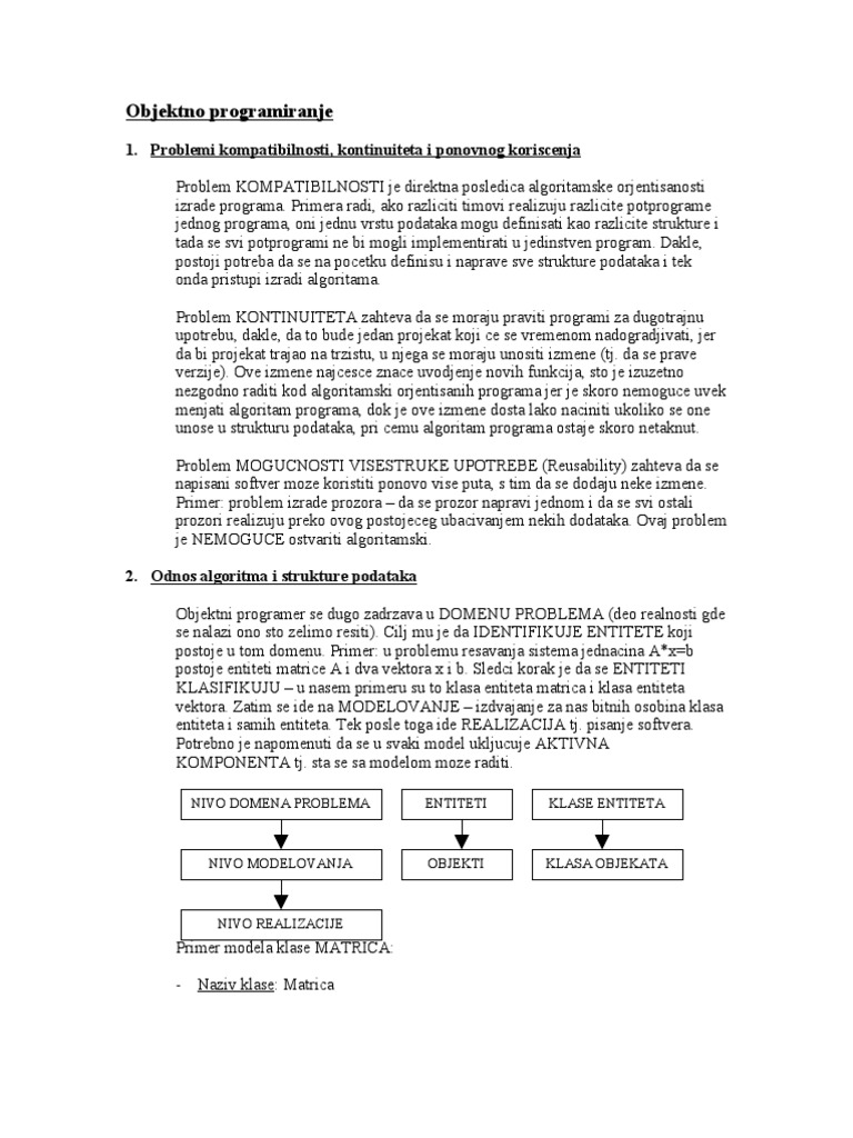 OP Skripta Predavanja | PDF