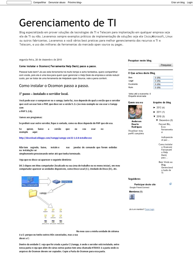 Gerenciamento de TI - Como Instalar o Ocomon (Ferramenta Help Desk) Passo A Passo | PDF | Php ...