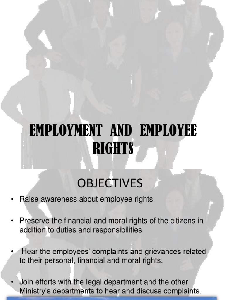 Employment and Employee Rights | PDF | Employment | Occupational Safety ...