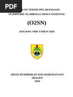 Pedoman O2SN SD 2024 untuk Peserta | PDF