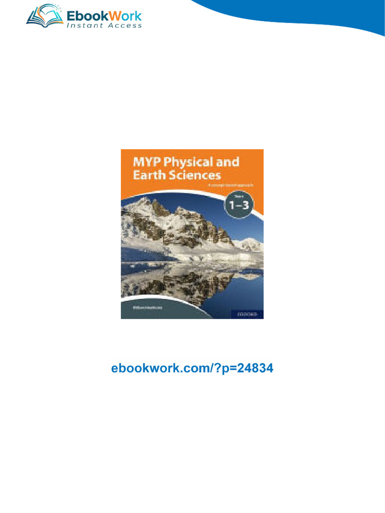 MYP Physical and Earth Sciences: a Concept Based Approach IB MYP SERIES ...