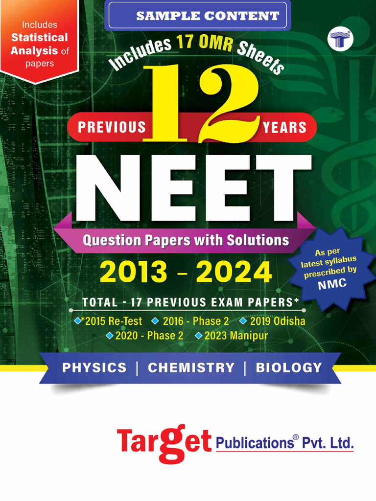 Sample PDF of Neet 12 Pcb Pyq Book Sample Content 4576 | PDF | Chemical ...