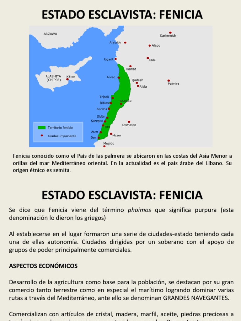 Ubicación y comercio de los fenicios | PDF | Fenicia