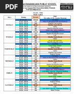 LKG and UKG Class Timetable 2025 | PDF