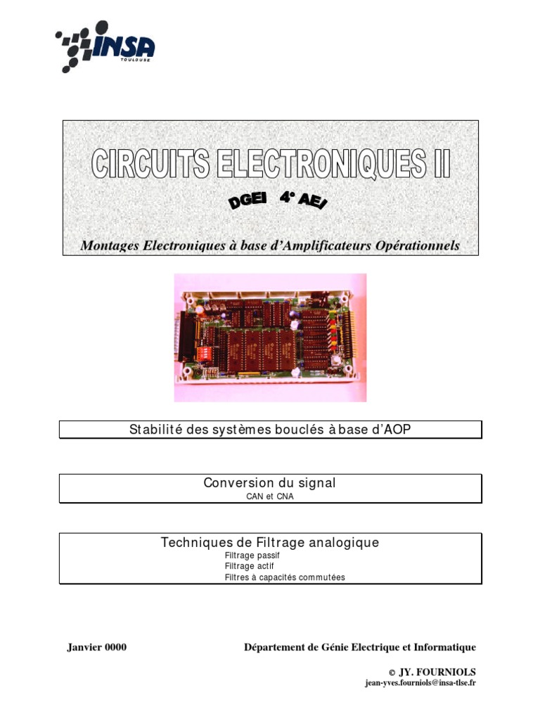 Cours AOP | PDF | Filtre (électronique) | Filtre passe-bas