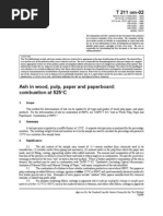 Tappi Standard Method | PDF | Paper | Paperboard