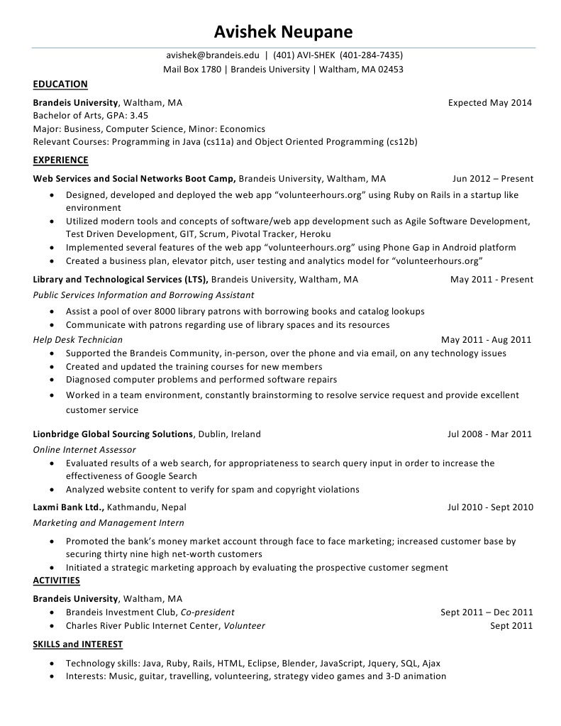 Avishek Neupane Resume | PDF | Computers