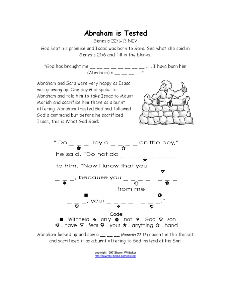 Abraham Is Tested | PDF