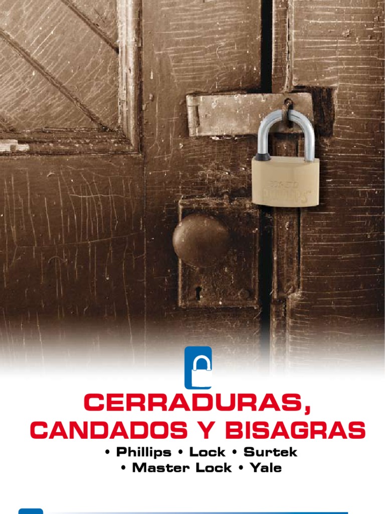 Bisagras y Candados: Medidas y Tipos | PDF | Bloqueo (dispositivo de ...