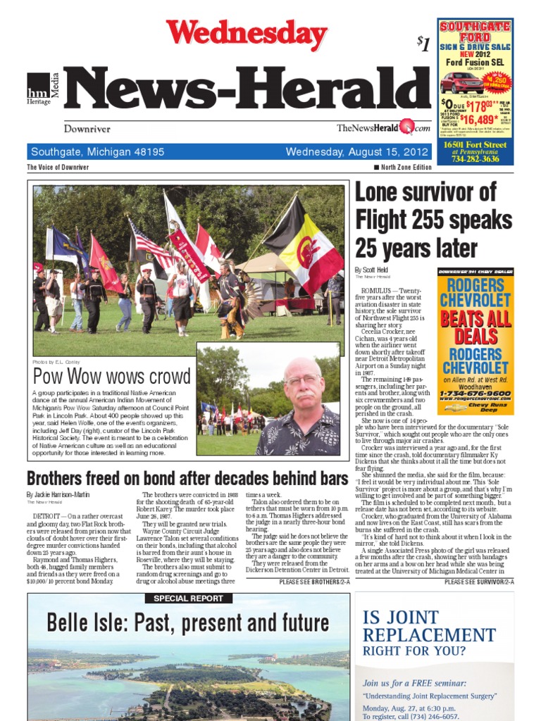 News-Herald Front Page 8-15 | PDF | Motor Vehicle | Accident (General)