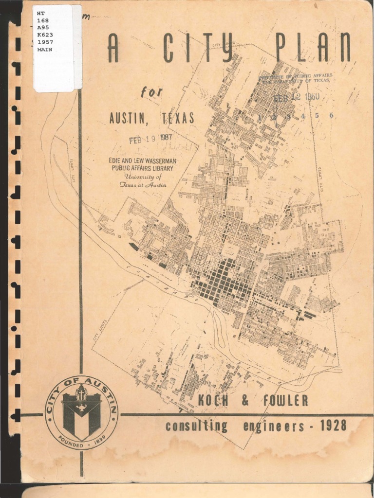 Austin City Plan Overview (1928) | PDF | Road Transport | Road ...