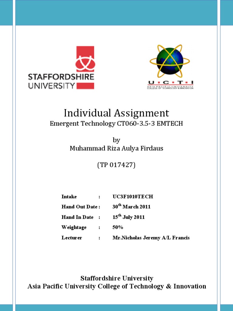 EMT - Assignment v1.5 (Final) | PDF | Scenario Planning | Strategic Management