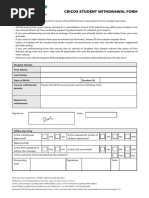 Conestoga College Withdrawal Instructions | PDF