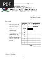 Social Studies Mid Year Exam Paper 2 2026 | PDF