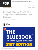 Bluebook Citation Style Guide (20th Ed.) | PDF | Citation | Writing