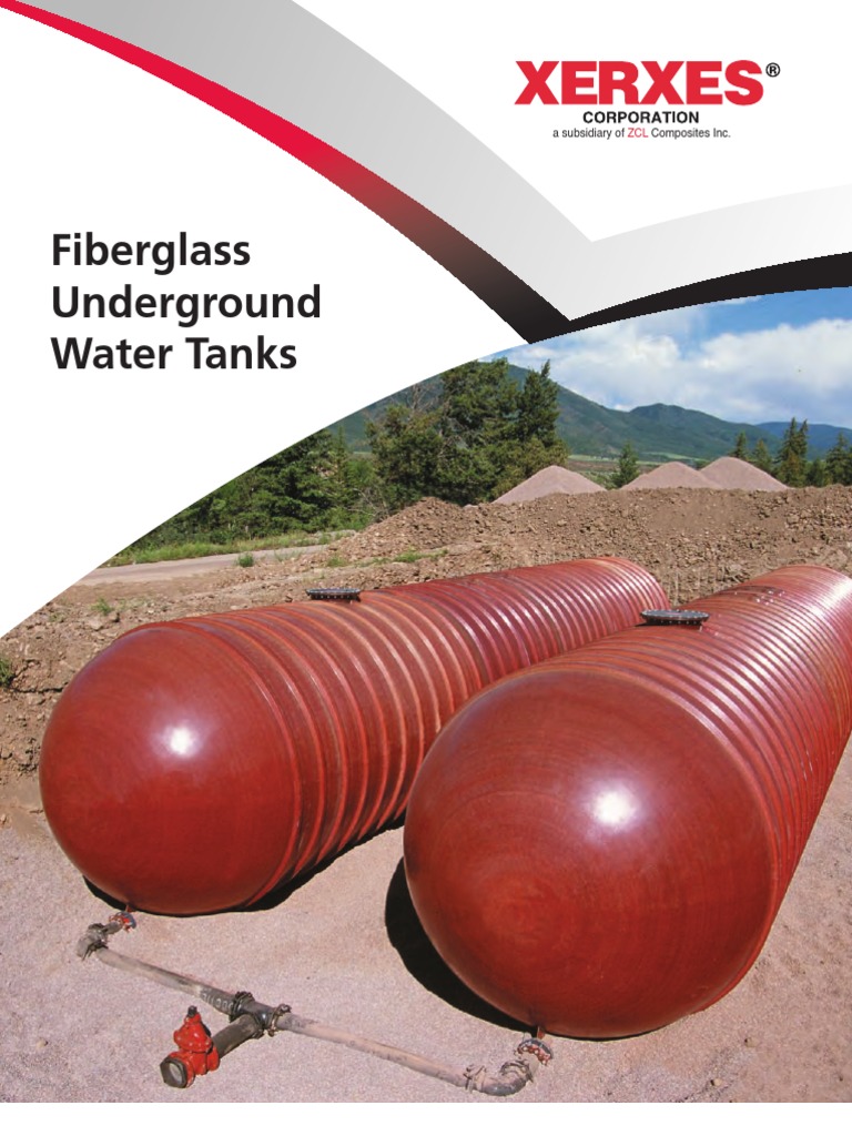 Xerxes Underground Water Tank Brochure 2009 | Stormwater | Fiberglass