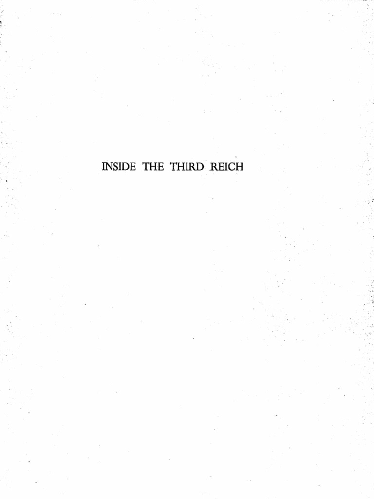Inside the Third Reich Albert Speer-ΤΑ ΑΠΟΜΝΗΜΟΝΕΥΜΑΤΑ ΤΟΥ ΑΛΒΕΡΤ ΣΠΕΡ ...