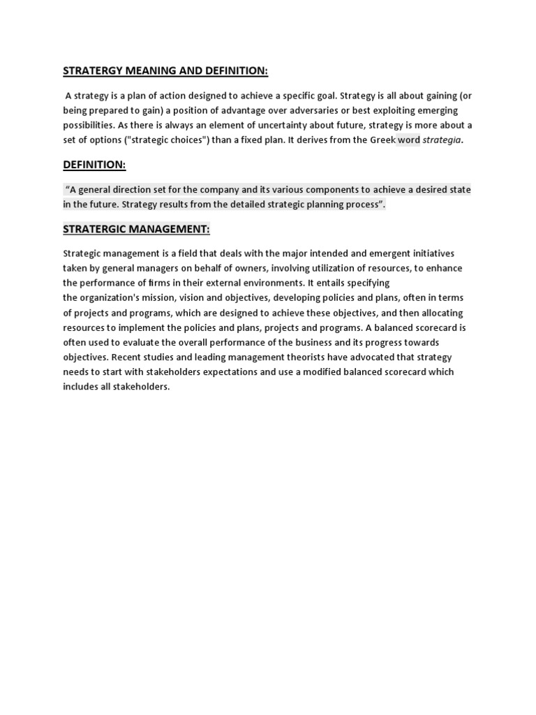 Corporate Strategy & M&A Guide | PDF | Strategic Management | Mergers ...