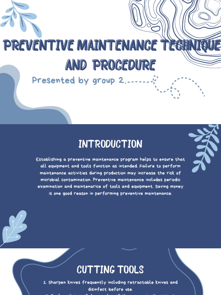 Preventive-maintenance-technique-and-procedure_20240117_181927_0000 | PDF